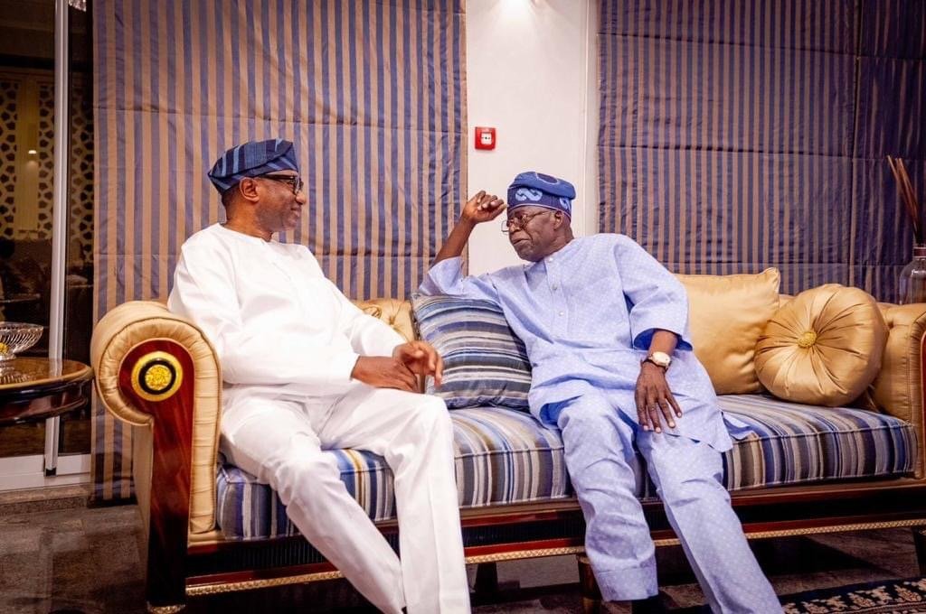 Femi Otedola, billionaire businessman visits Bola Tinubu, the president ...